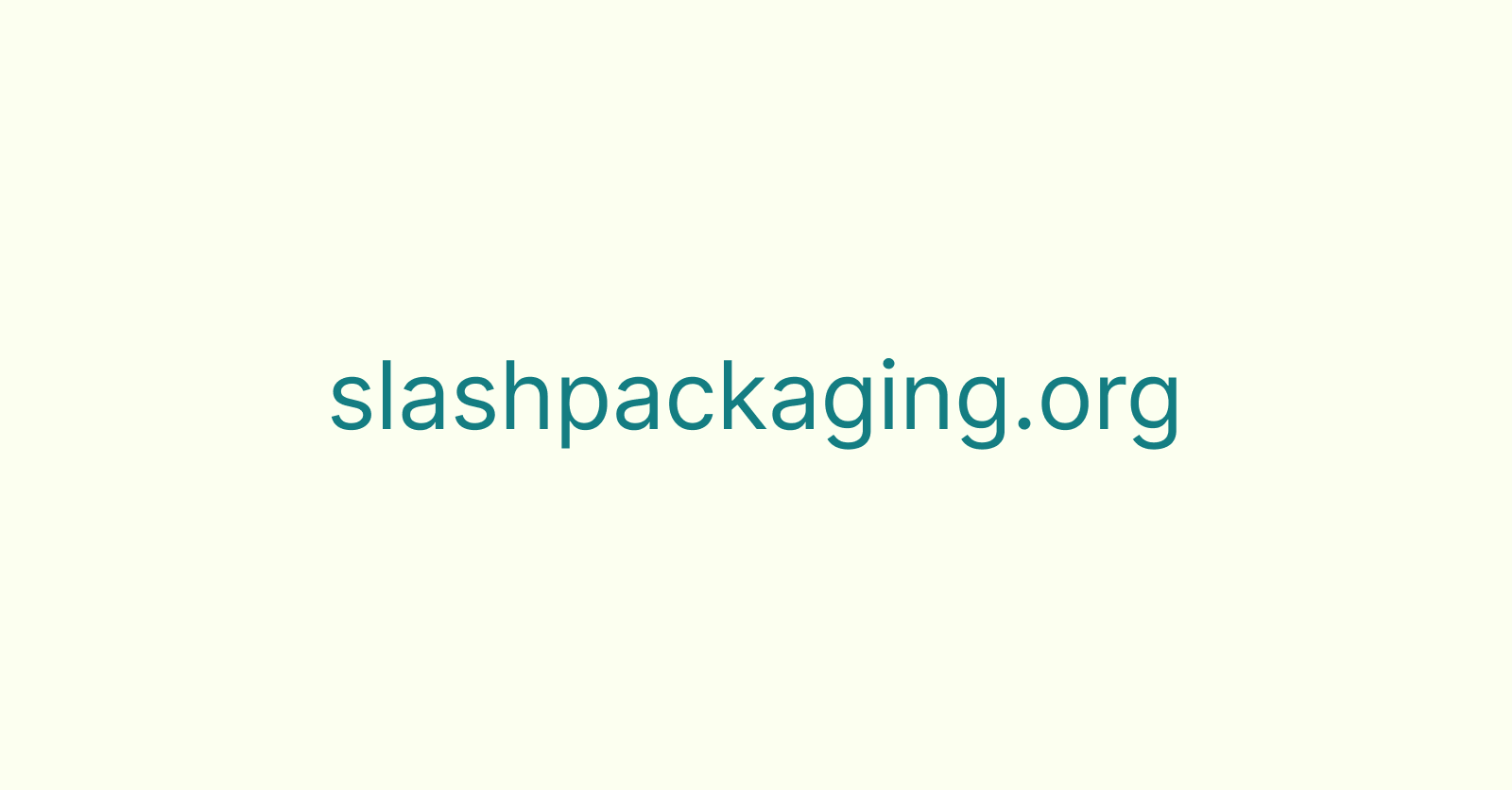Slash Packaging